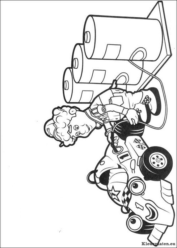 Roary de racewagen kleurplaat 166820 kleurplaat