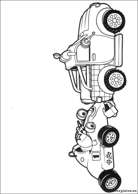 Roary de racewagen kleurplaat 830849 kleurplaat